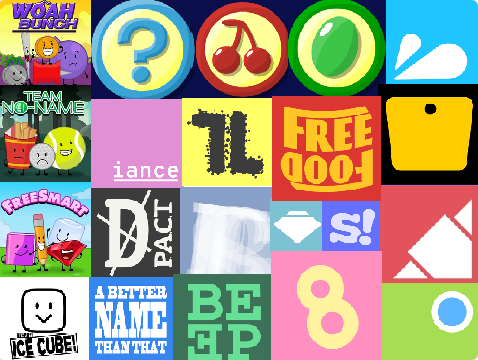 Create a BFDI Teams ! Tier List - TierMaker