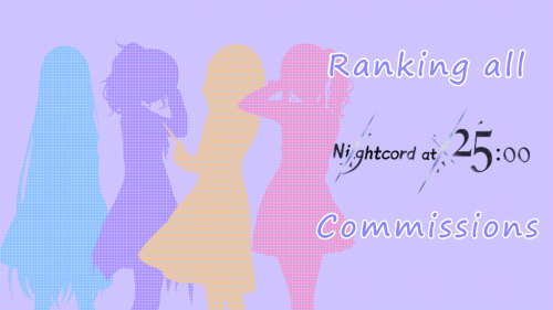 Create a Ranking nightcord commissions Tier List - TierMaker