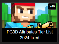 PG3D Attributes Tier List (Community Rankings) - TierMaker