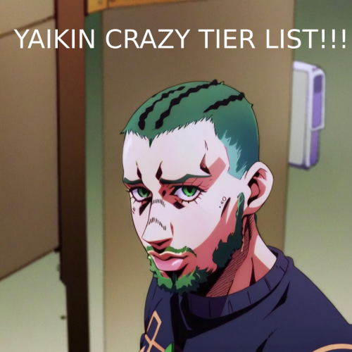 Create a YAIKIN CRAZY TIER LIST GAMES DELUX MASTER PLUS COLLECTION Tier ...