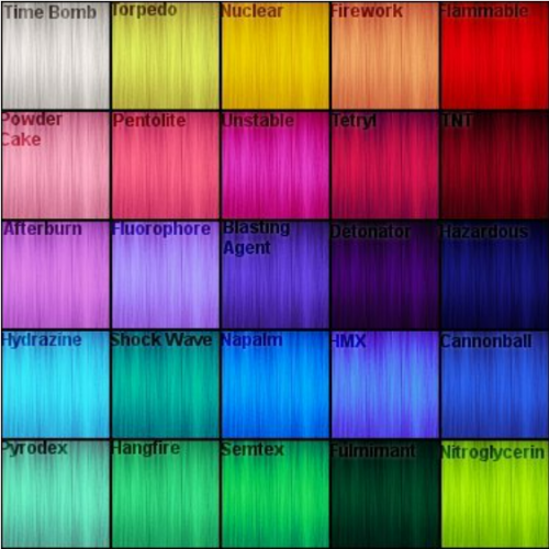 Create a pooklet hair colours Tier List - TierMaker