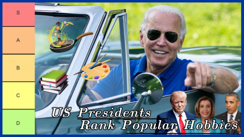 Create a Presidents Rank Hobbies Tier List - TierMaker