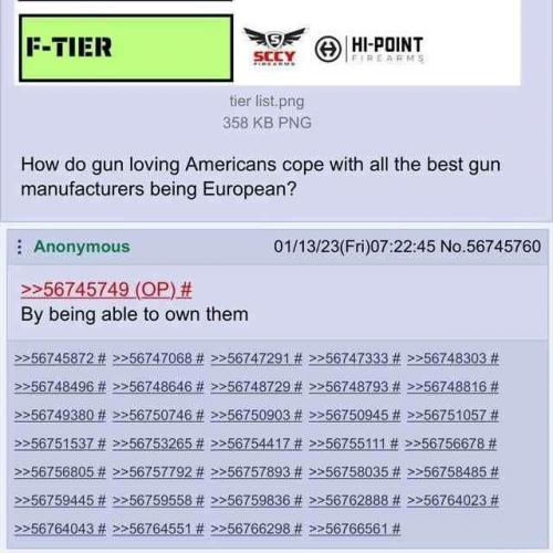 Create a Worldwide Gun Company Tier List - TierMaker