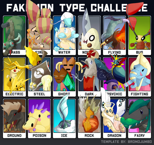 Fakemon type challenge Tier List (Community Rankings) - TierMaker