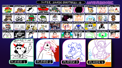 Super Smash Brothers 6: WARdrobe Tier List (Community Rankings) - TierMaker