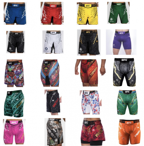 Create a UFC Shorts (Custom & Regular) Tier List - TierMaker