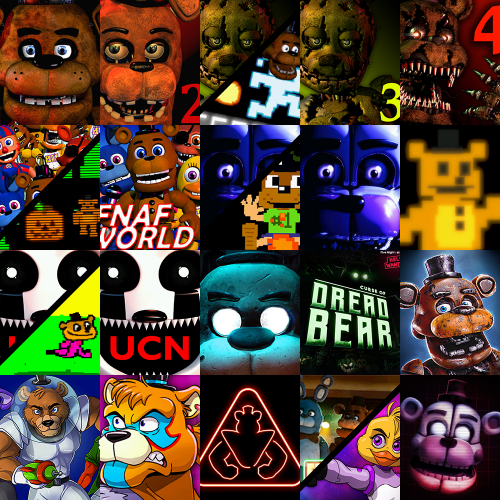 Create a Rank FNaF games Tier List - TierMaker