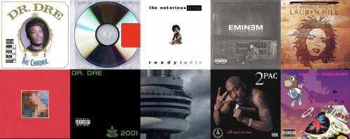 Create a Best hip hop albums of all time (420+ albums) Tier List ...