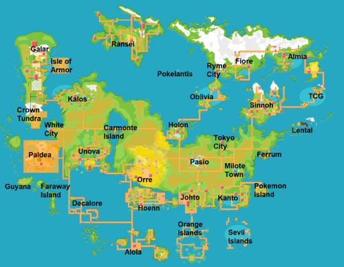 Create a Pokemon Regions to Live In Tier List - TierMaker
