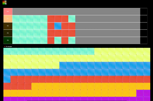 Create a Splatoon Side Order Palette Pattern Tier List - TierMaker