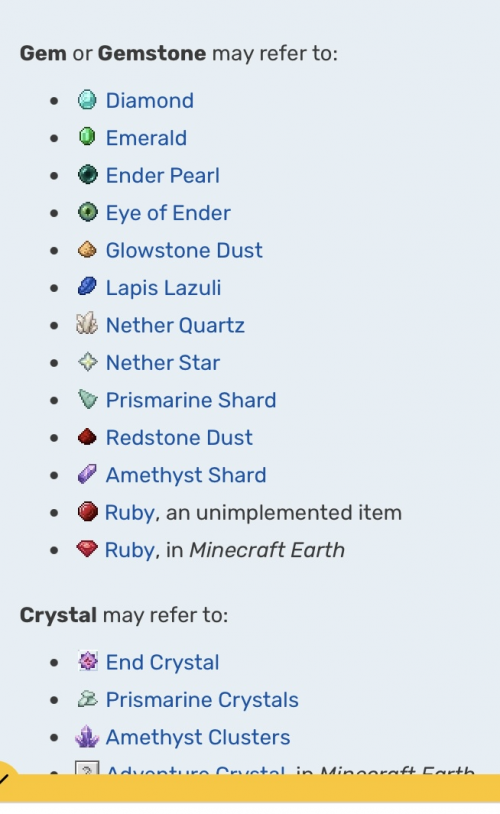 Create a Minecraft gems, crystals, and other materials Tier List ...