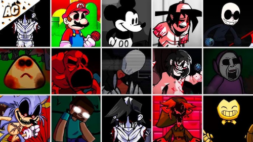 Create a fnf mods creepypasta Tier List - TierMaker