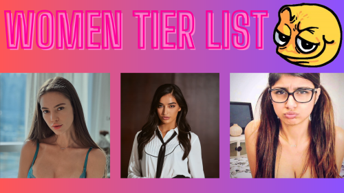 Create A Women Attractiveness Tier List Tiermaker