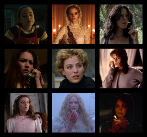 Create a fem horror characters Tier List - TierMaker