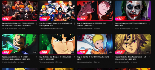 Create a Raps de Anime Raiz Tier List - TierMaker