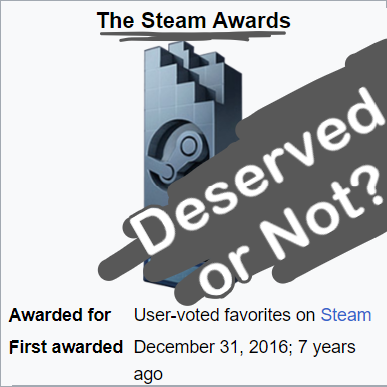 Steam Awards - Did the winners deserve it? Tier List (Community ...