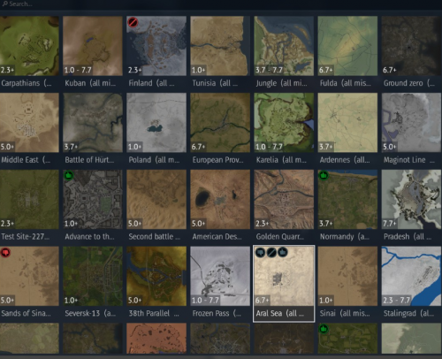 Create a War Thunder Ground Battles maps Tier List - TierMaker