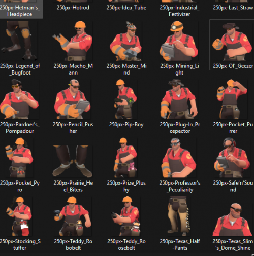 Create a TF2 hats (engineer) Tier List - TierMaker