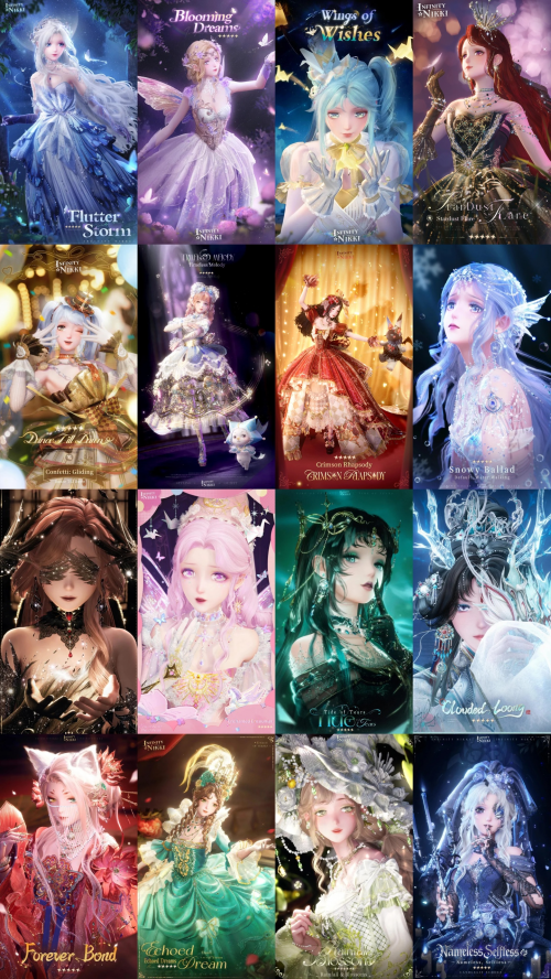 Create a Infinity Nikki 5 Star limited outfits Tier List - TierMaker