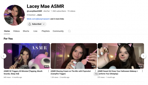 2024 Lacey Mae ASMR's Videos! Tier List (Community Rankings) - TierMaker