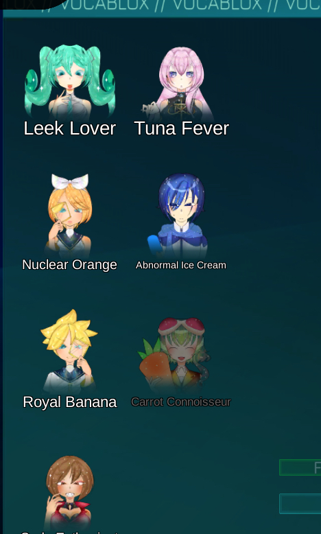 Create a Vocaloid Battleground roblox Tier List - TierMaker