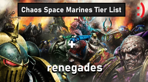 Create a Warhammer 40k Chaos Space Marines + CSM Renegades/Warbands ...