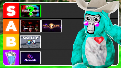 Create A Gorilla Tag R Fan Game Tier List Tiermaker