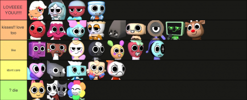Create a DW TIEr Tier List - TierMaker
