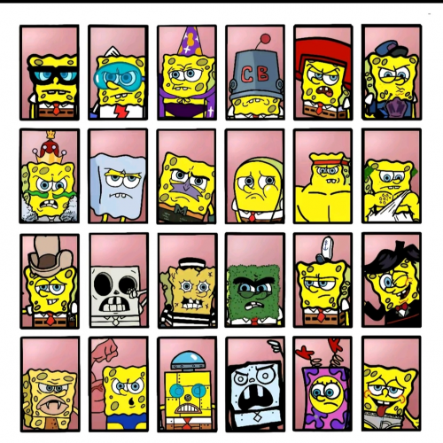 Create a spongebob variants Tier List - TierMaker