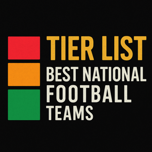 Create a Top 35 National Football Teams Tier List - TierMaker