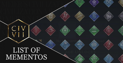 Create a All Civilization VII Mementos Tier List - TierMaker