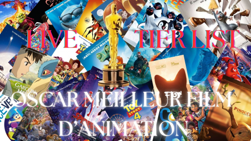 Create a OSCAR MEILLEUR FILM D'ANIMATION Tier List - TierMaker