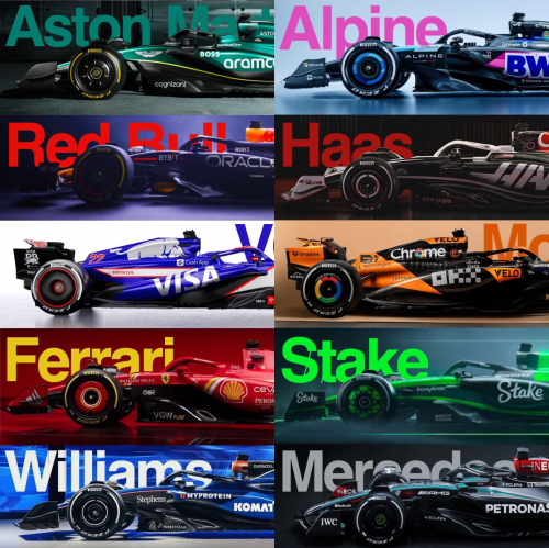 Create a Formula 1 2025 cars Tier List - TierMaker