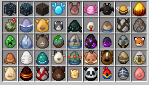 Create a new mc mob spawn eggs Tier List - TierMaker