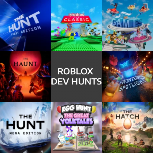 Create a Modern Roblox Dev Hunt Events 2024-Present Tier List - TierMaker