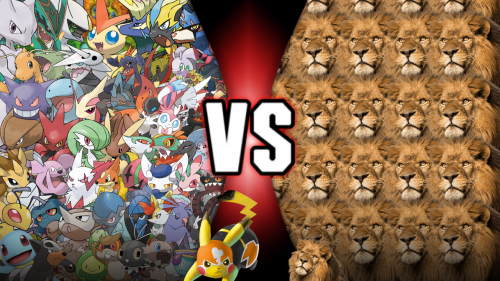 Create a Pokemon all Generations vs. 1,000,000,000 lions Tier List ...