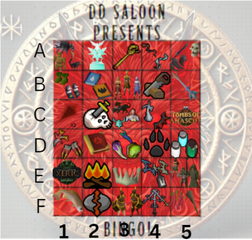 Create a DD Bingo event Tier List - TierMaker