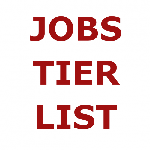 Create a Jobs Tier List - TierMaker