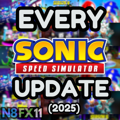 Create a Sonic Speed Simulator 2025 Updates Tier List - TierMaker