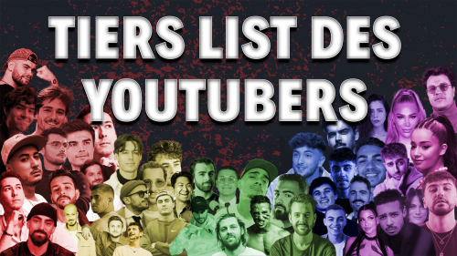 Create a French Youtuber Tier List - TierMaker