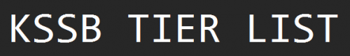 KSSB song Tier List (Community Rankings) - TierMaker