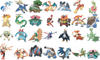 Pokemon Starters Final evolutions (grouped by generation) Tier List ...
