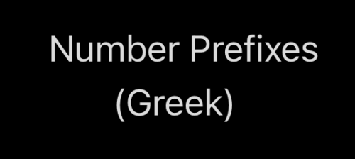 Create a Numeric prefixes (greek) Tier List - TierMaker