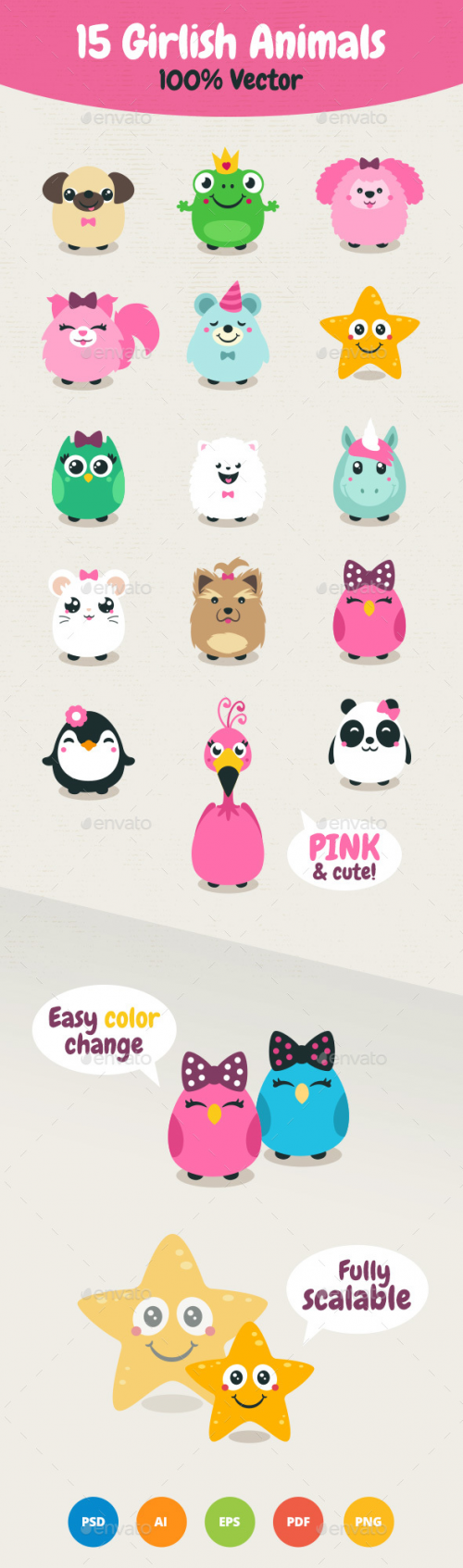 Create a All 15 Girly Animals Tier List - TierMaker