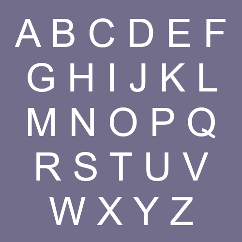 Create a Letters of the Alphabet Tier List - TierMaker