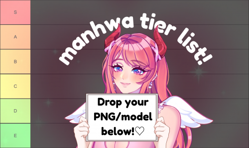 Create a MANHWA TIER LIST! Tier List - TierMaker