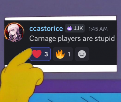 Create a Carnage Weapons Tierlist [0.8] Tier List - TierMaker
