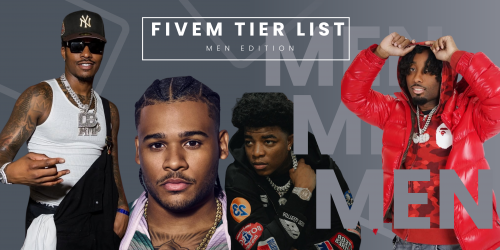 Create a FIVEM STREAMERS (MALE) Tier List - TierMaker