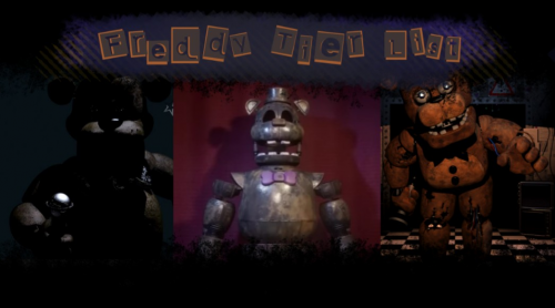 Create a FNaF Freddy&Bears (Main Games Only) Tier List - TierMaker