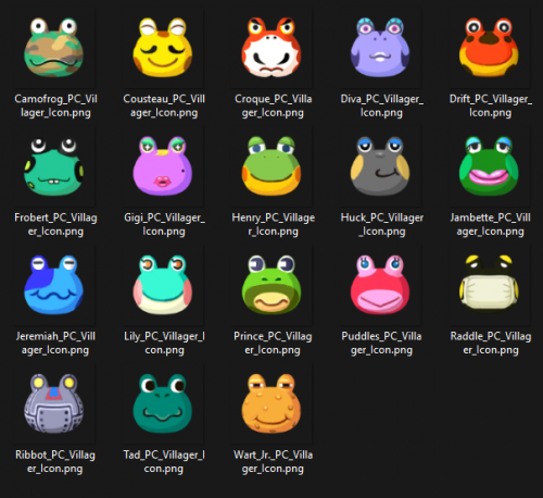 Create a ACNH Frog Villager Tier List - TierMaker